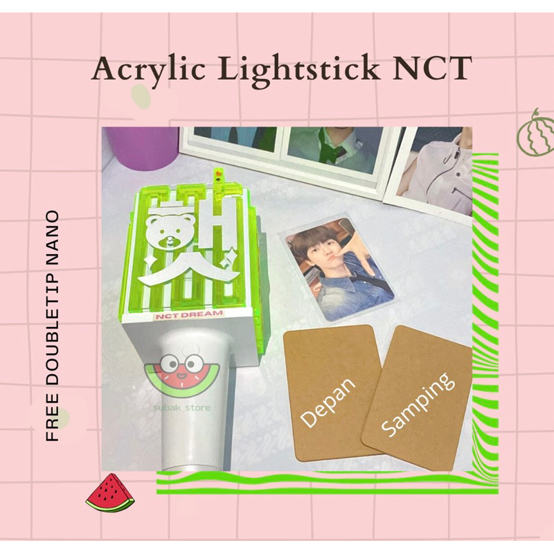 Jual ACRYLIC GUARD Lightstick NCT WAYV ver 1 dan 2 LS Fanlight ...