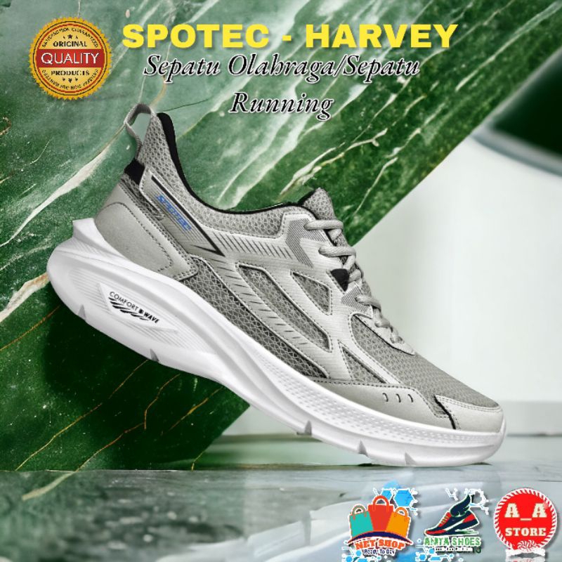 Jual Spotec Harvey Sepatu Running Sepatu Olahraga Lari | Shopee Indonesia