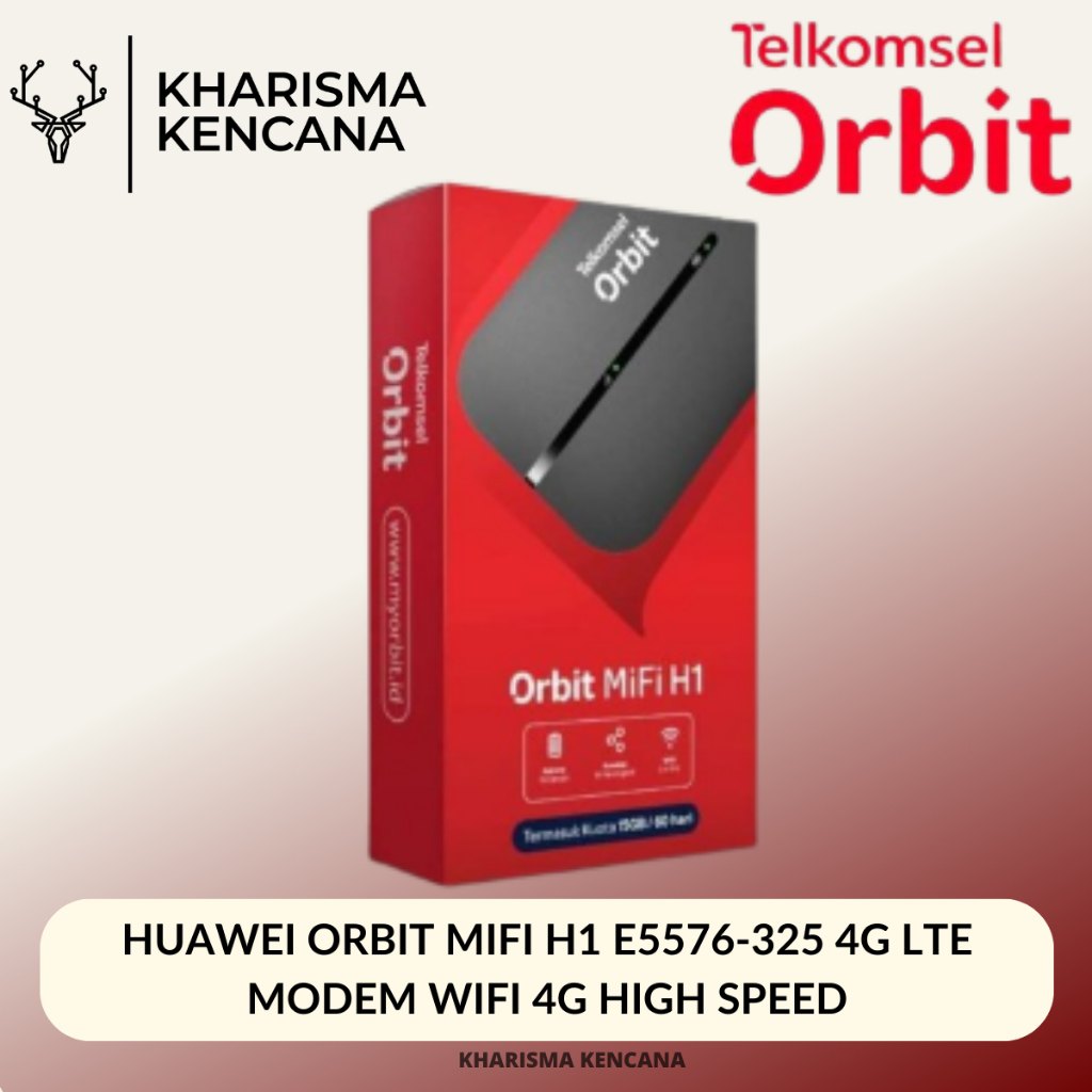 Jual HUAWEI ORBIT MIFI H1 E5576-325 4G LTE MODEM WIFI 4G HIGH SPEED ...
