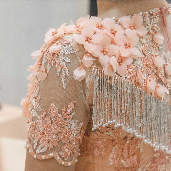 Jual (bisa custom warna) Payet Bunga 3D Organza Custom 02 | Shopee ...