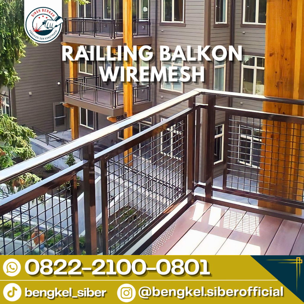 Jual Wiremesh Expanded - Balkon Pagar Besi - Kotak - Bulat - Minimalis ...