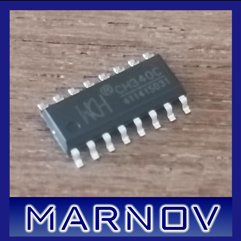 Jual CH340C USB to TTL IC SOP-16 Serial UART SMD CH340 CH 340 C Chip ESP32 | Shopee Indonesia