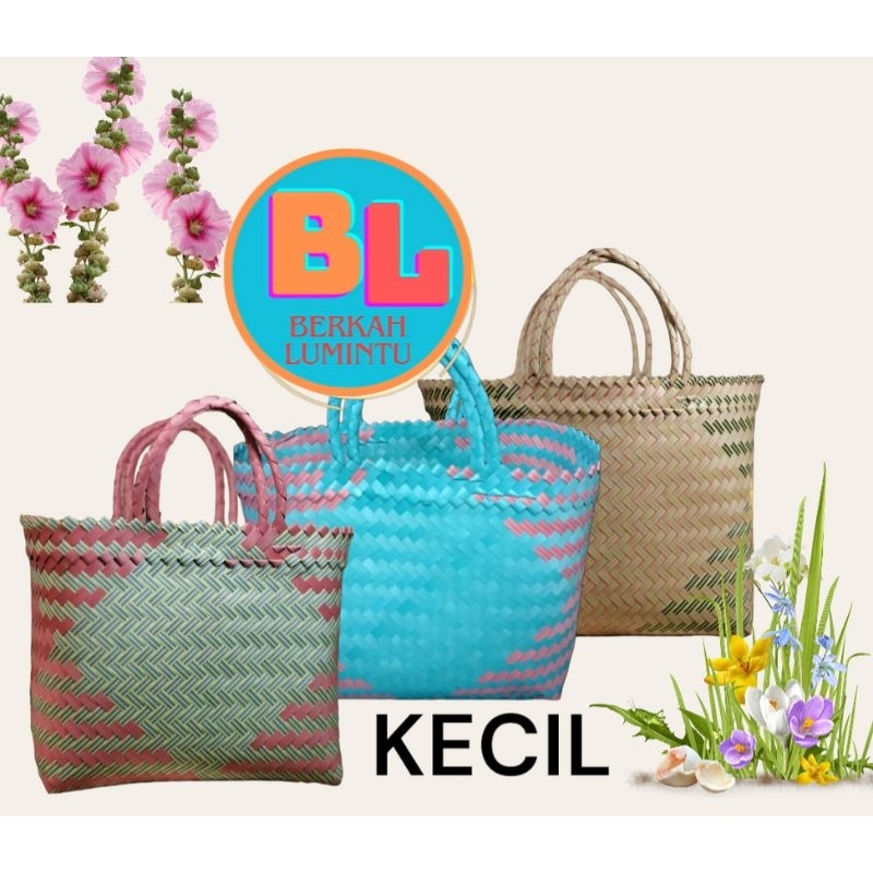Jual Tas Anyam Plastik Lurik / Ukuran Kecil ( S ) / Tas Belanja / Tas ...
