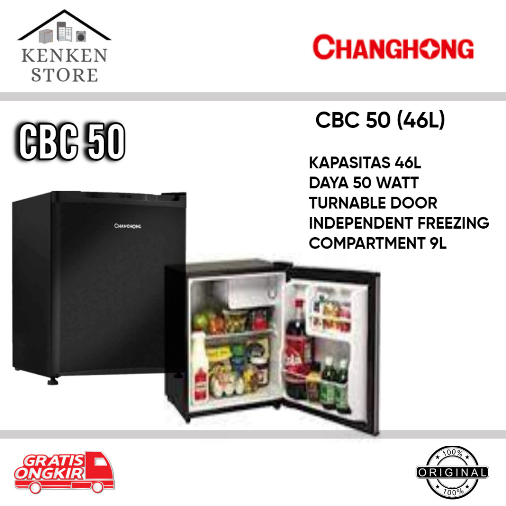 Jual KULKAS CHANGHONG PORTABLE CBC 50 | Shopee Indonesia