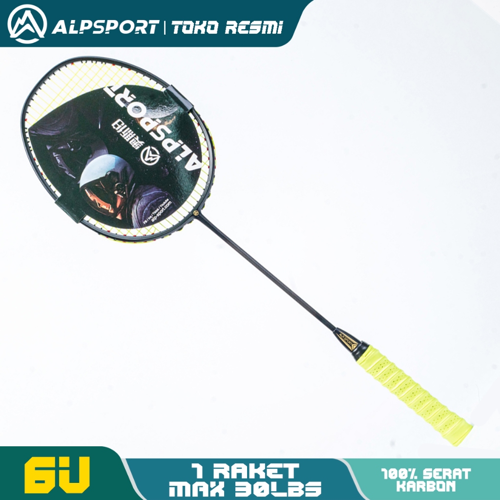 Jual ALPSPORT RR【2Raket + Tas】4U G5 100% Serat Karbon Penuh Desain Asli ...