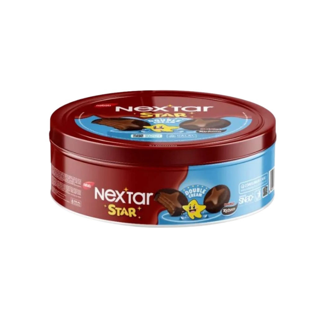 Jual Nextar Kaleng Cake Cookies lembut Star Noir Brownis Nastar ...
