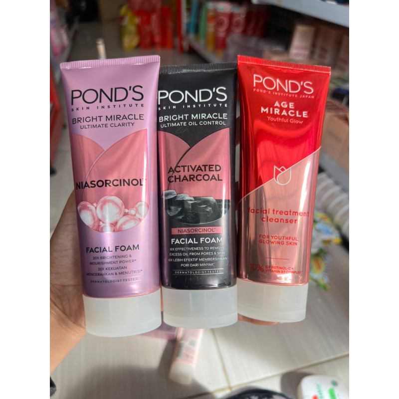 Jual FACIAL FOAM PONDS 100gr /PONDS AGE MIRACLE | Shopee Indonesia