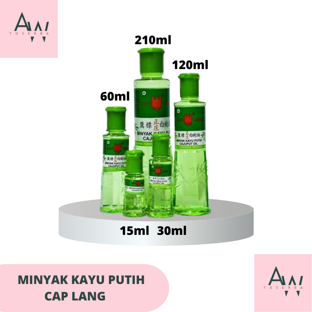 Jual CAP LANG Minyak Kayu Putih Original & CAP LANG PLUS I Caplang 15 ml / 30ml / 60ml / 120ml ...
