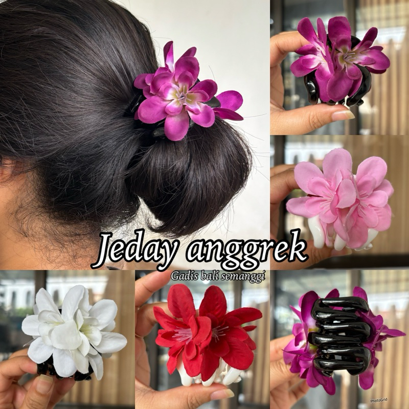 Jual jeday anggrek/ jepit bunga | Shopee Indonesia