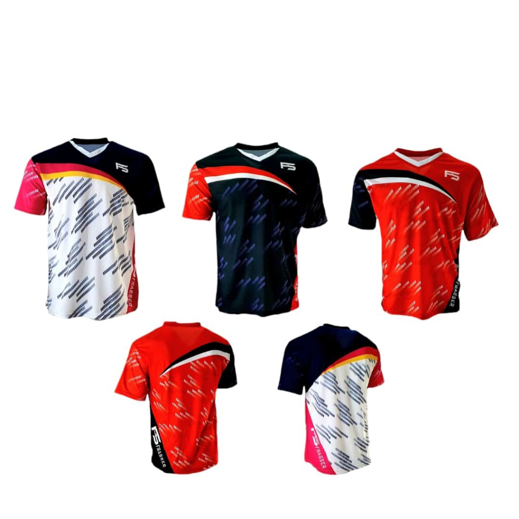 Jual Frasser Kaos Jersey Dry Fit Bulutangkis Badminton Tenis Pingpong Running Lari Jogging Pria ...