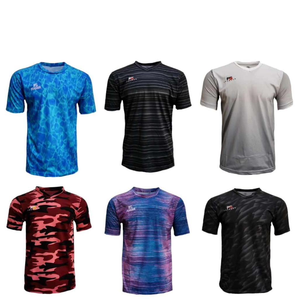 Jual Frasser Kaos Jersey Dry Fit Bulutangkis Badminton Tenis Pingpong Running Lari Jogging Pria ...