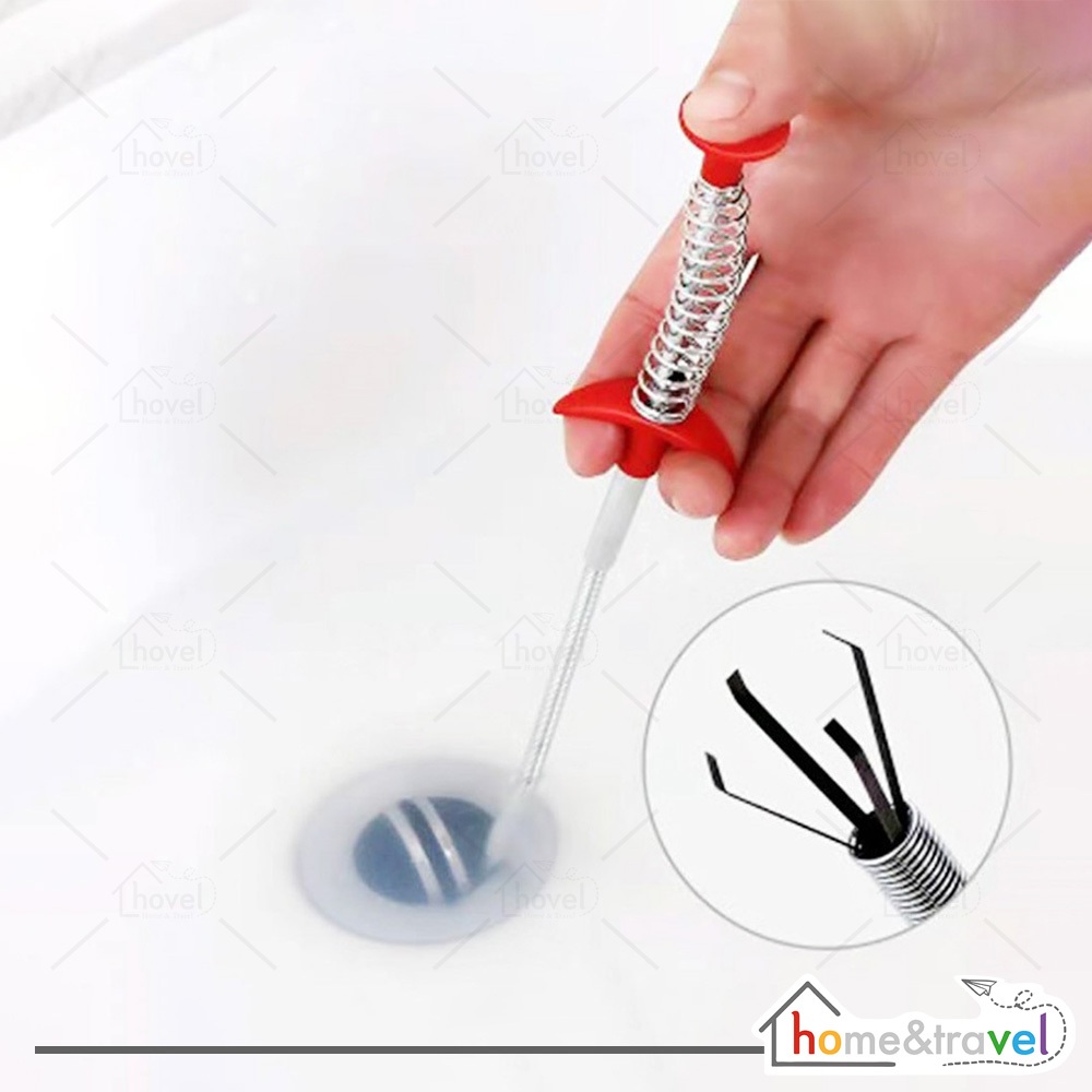 Jual HOVELSHOP Kawat Jepit Capitan Wastafel Pembersih Kotoran Saluran Air Lubang Toilet Closet ...