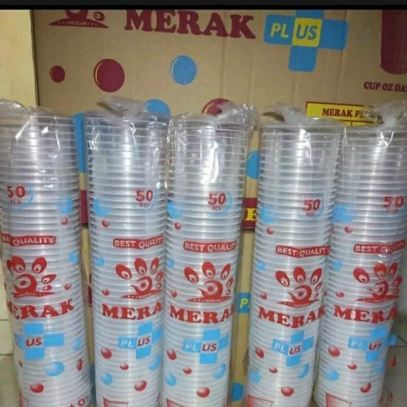 Jual GELAS CAP MERAK UK 18 OZ, 22 OZ, (isi 50 pcs) | Shopee Indonesia