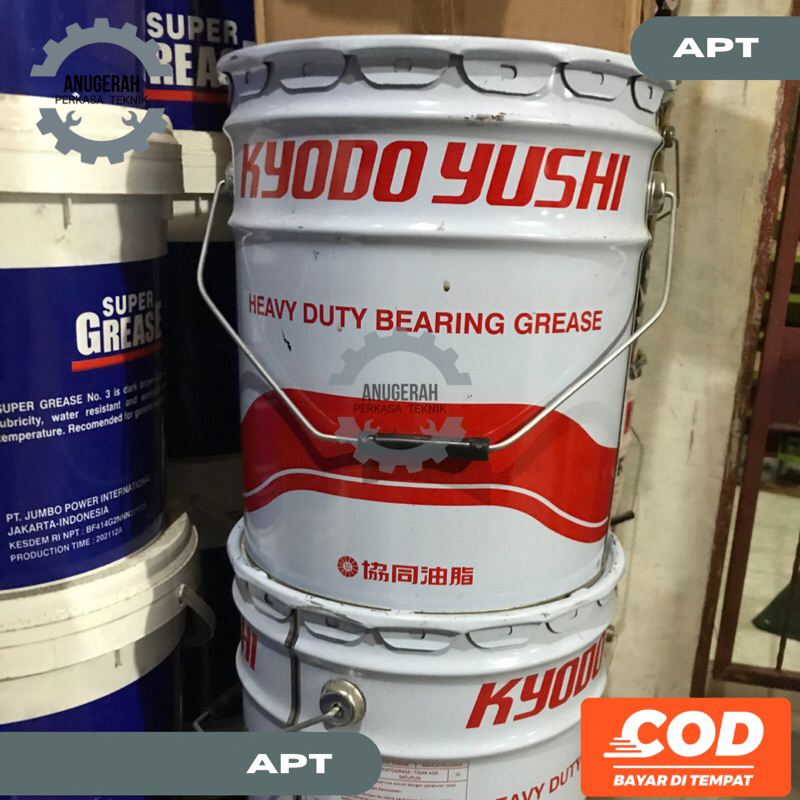 Jual Gemuk Bearing Grease Kyodo Yushi Heavy Duty Pail 15 kg | Shopee Indonesia