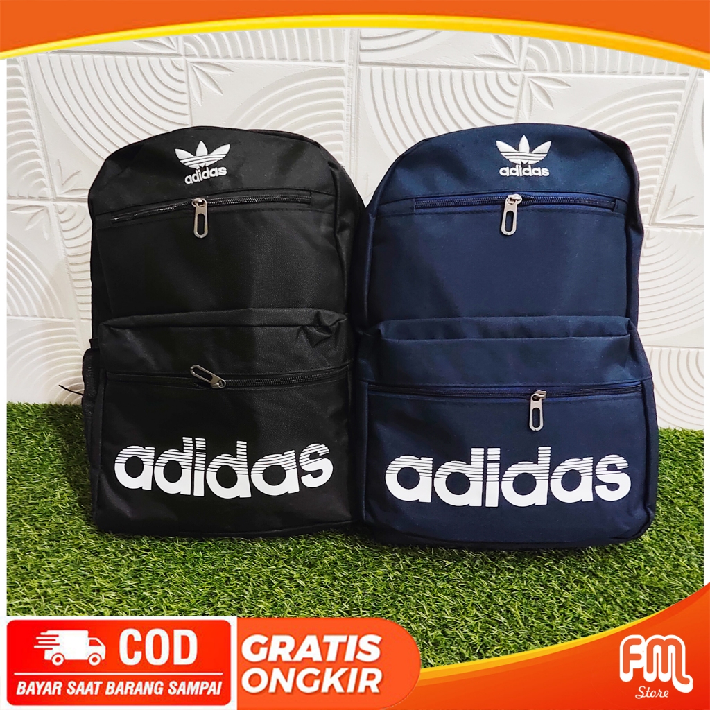 Jual Tas Ransel ADIDAS 07 LARGE Ringan Kanvas/ Backpack Adidas Sekolah ...