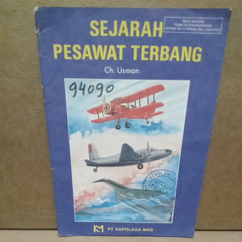 Jual Buku Original SEJARAH PESAWAT TERBANG - CH USMAN | Shopee Indonesia
