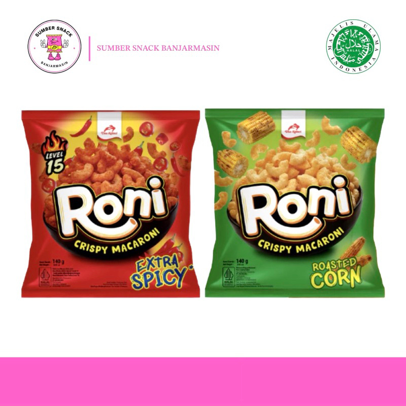 Jual Roni Crispy Macaroni Dua Kelinci (2 Varian Rasa) (140g) | Shopee ...