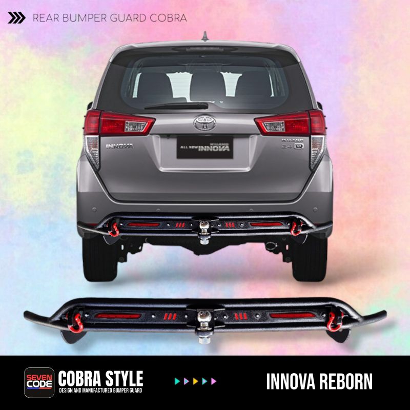Jual Rear Bumper guard Towing Cobra Sevencode - Innova Reborn ...
