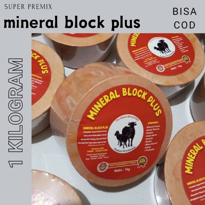 Jual Mineral Blok Original 1KG Premium New Formula Premix Block Blok ...