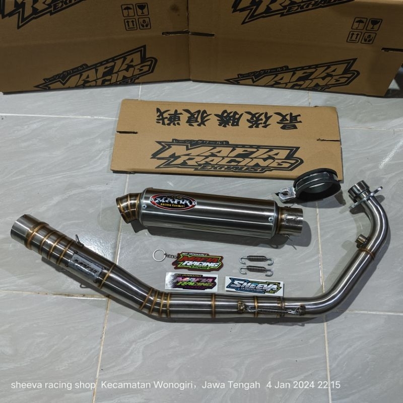 Jual KNALPOT RACING SONIC 150 SUPRA GTR MAFIA PNP POSTEP STANDAR ...