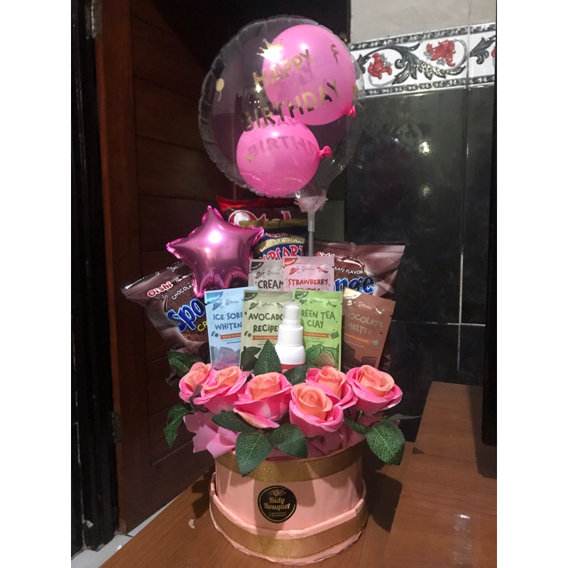 Jual custom buket tabung buket bunga bouquet model tabung buket buket ...