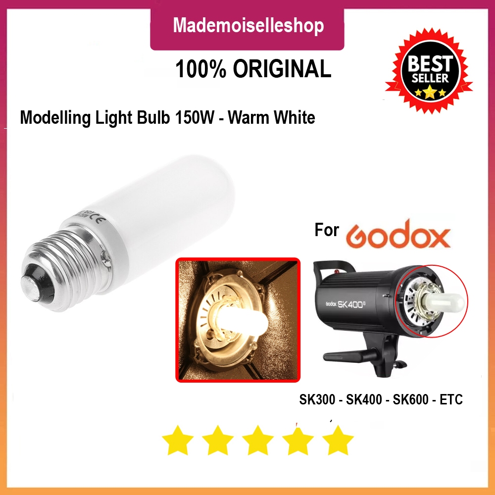 Jual Modelling Light Bulb 150W for Godox SK300 SK400 - Tronic - Jinbei ...