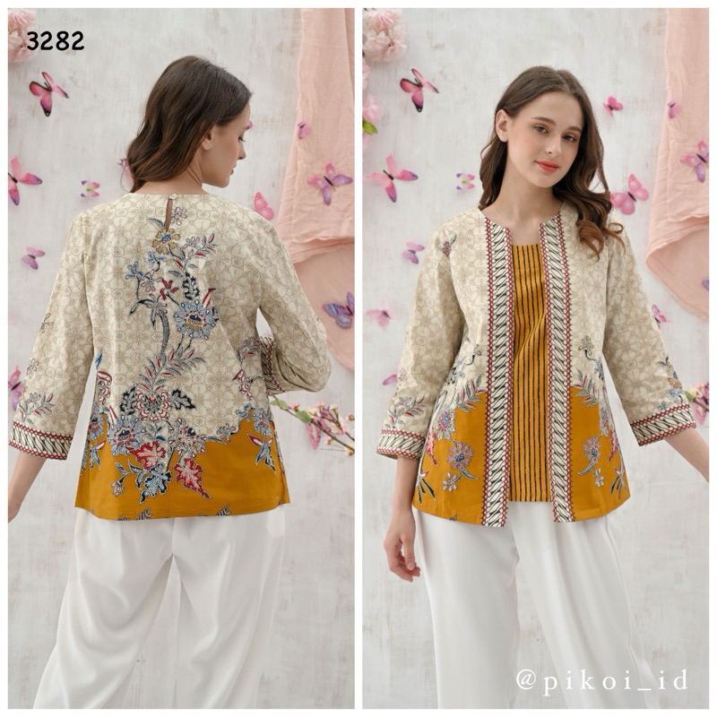 Jual PROMO Batik / baju batik cewek / atasan batik cewek / baju batik ...