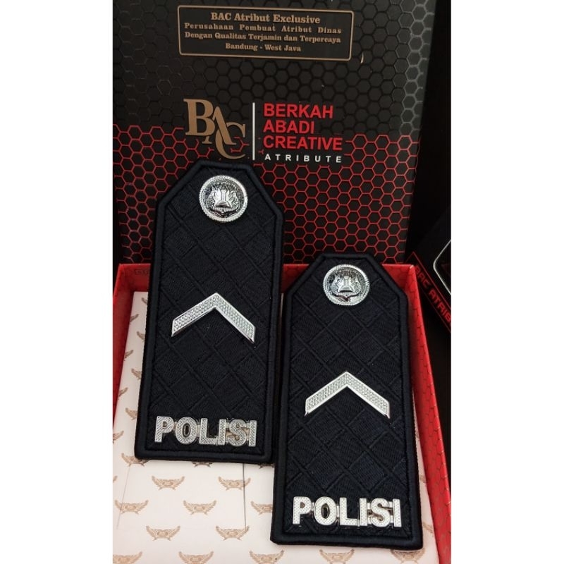 Jual Pangkat Pdu Polisi Bripda Kain Bordir Exclusive | Shopee Indonesia