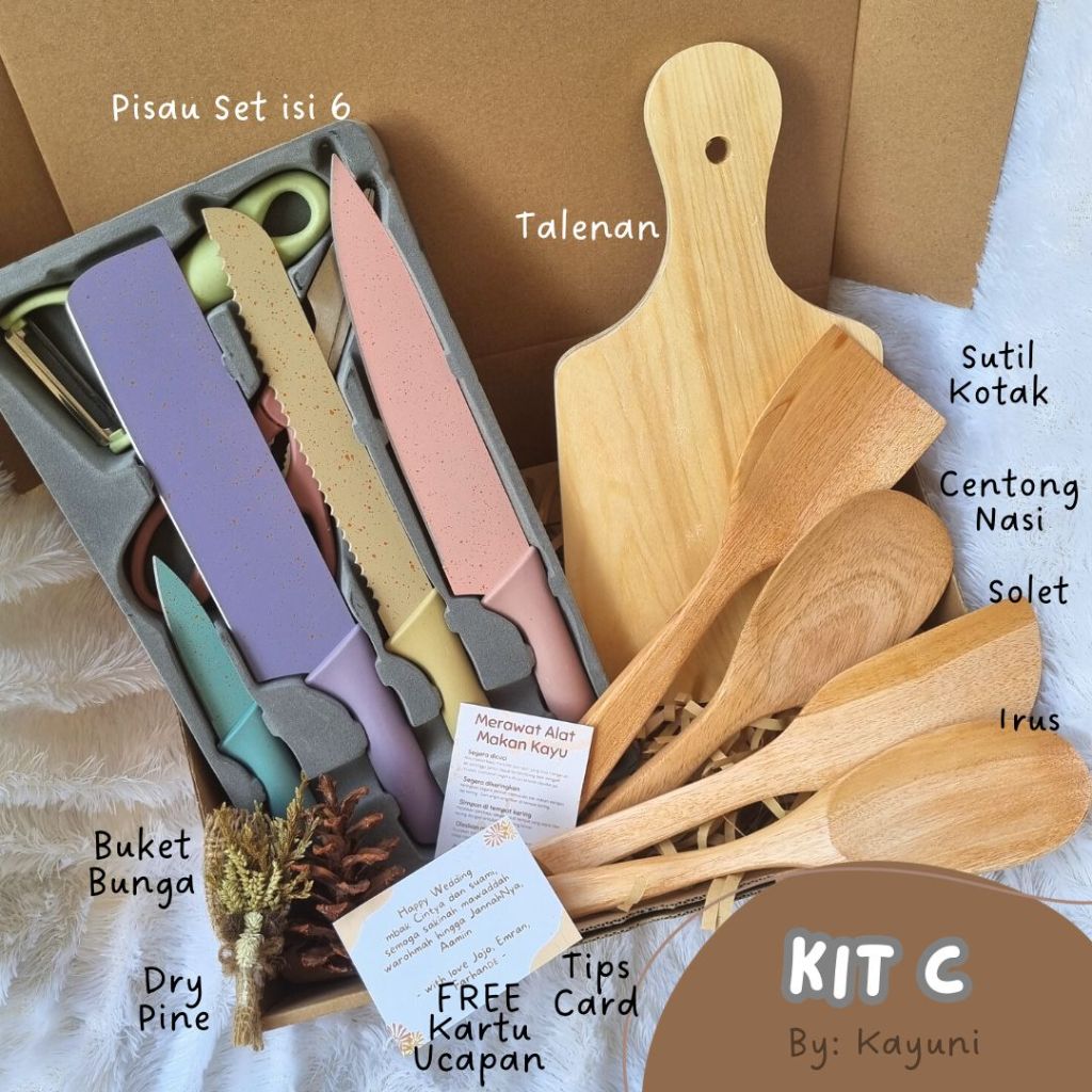 Jual Hampers Kitchen Set / Cooking Set Hampers Kado Estetik / Hadiah ...