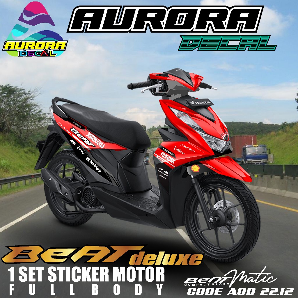 Jual COD Decal Stiker DECAL BEAT DELUXE BEAT STREET TAHUN 2020-2021 ...