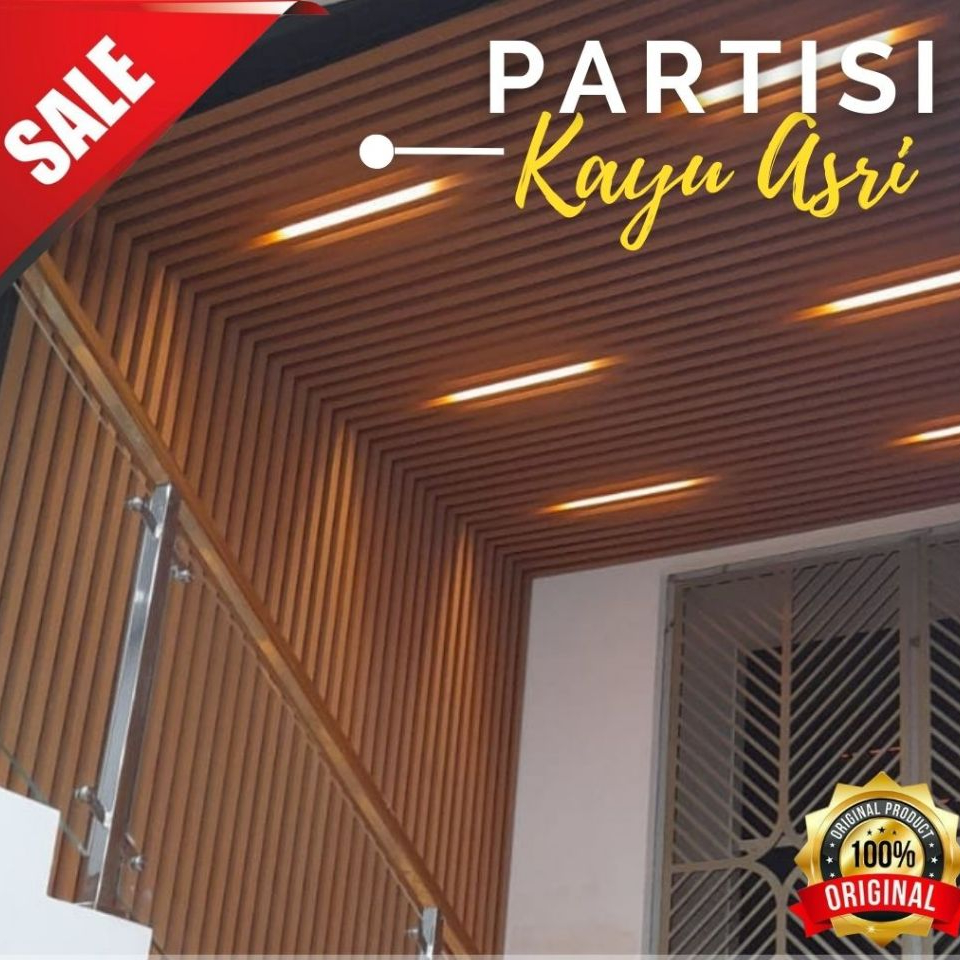 Jual WPC Partisi Kayu Asri / Partisi Anti Rayap Jakarta | Shopee Indonesia