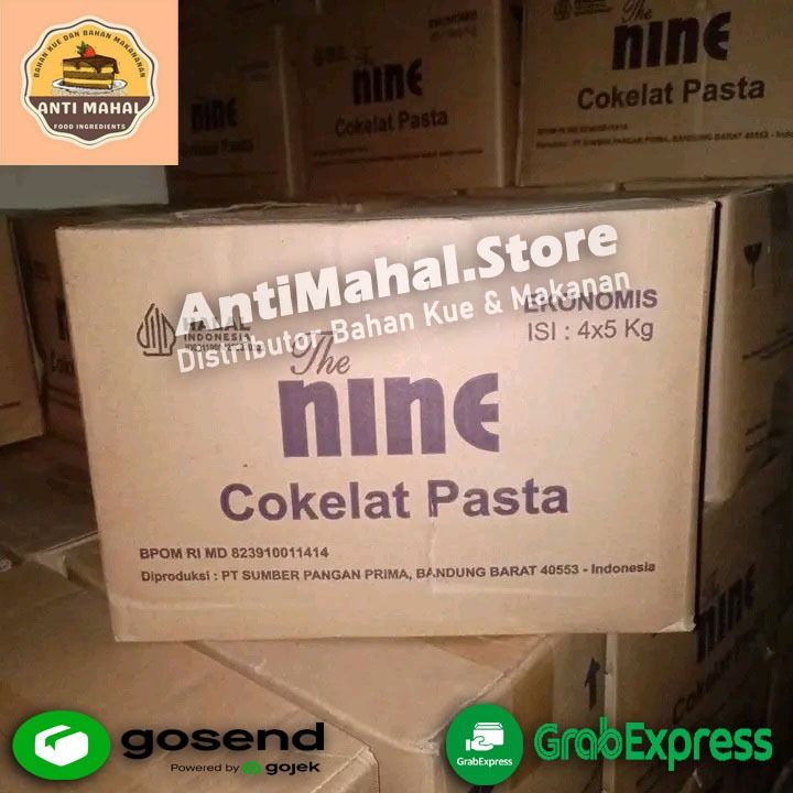 Jual Pasta Coklat merk The NINE/selai Cokelat / Chocolate Spread Isi ...