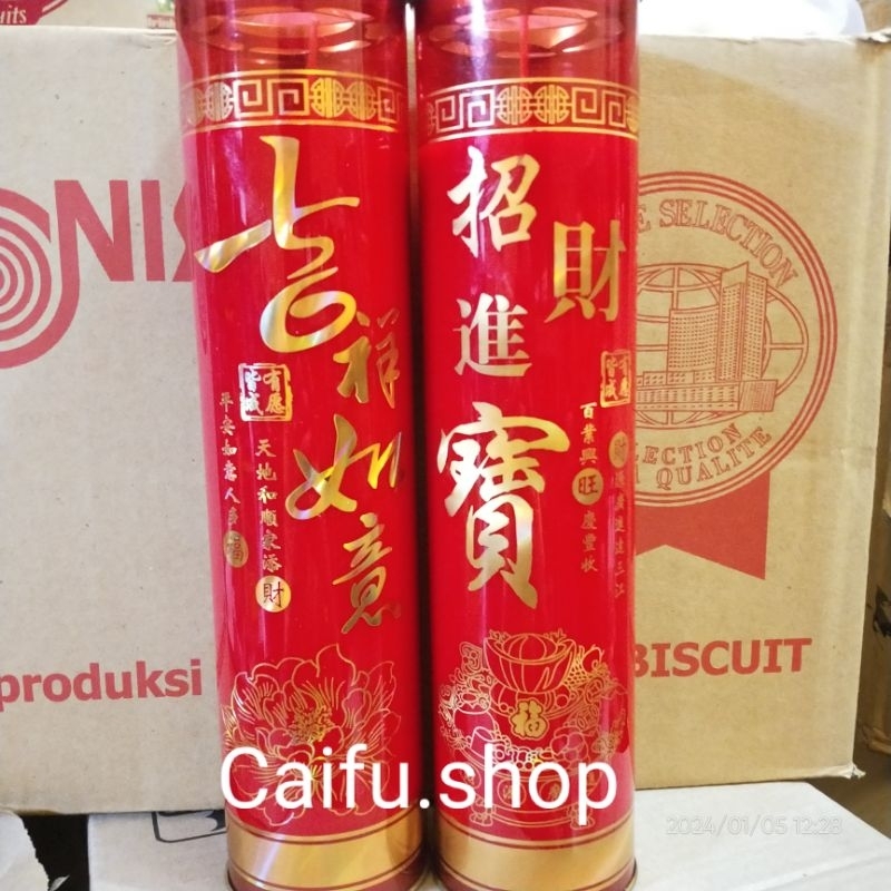 Jual Lilin Merah Sepasang 3 Kati 7 hari / Lilin Merah Sembahyang ...