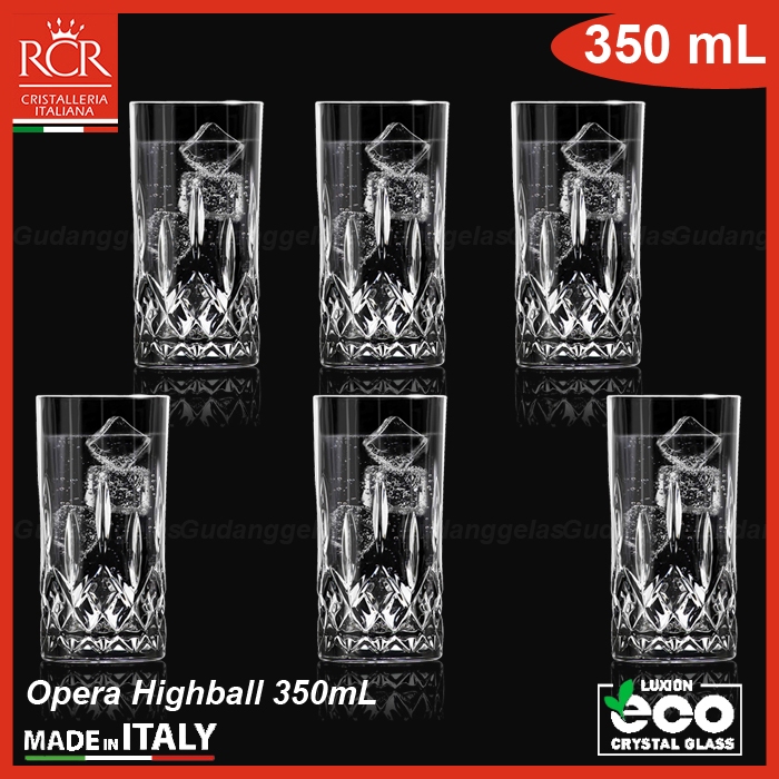 Jual 1 SET 6 PCS RCR Crystal Opera Cocktail/RCR Gelas Kristal/RCR ...