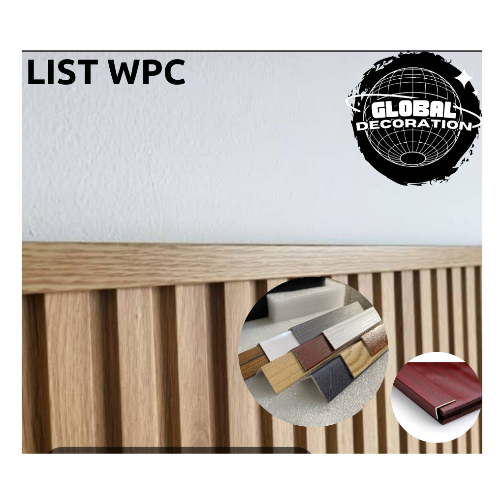 Jual LIST WPC 1,45 M List siku L WPC wall panel | penutup wall panel ...