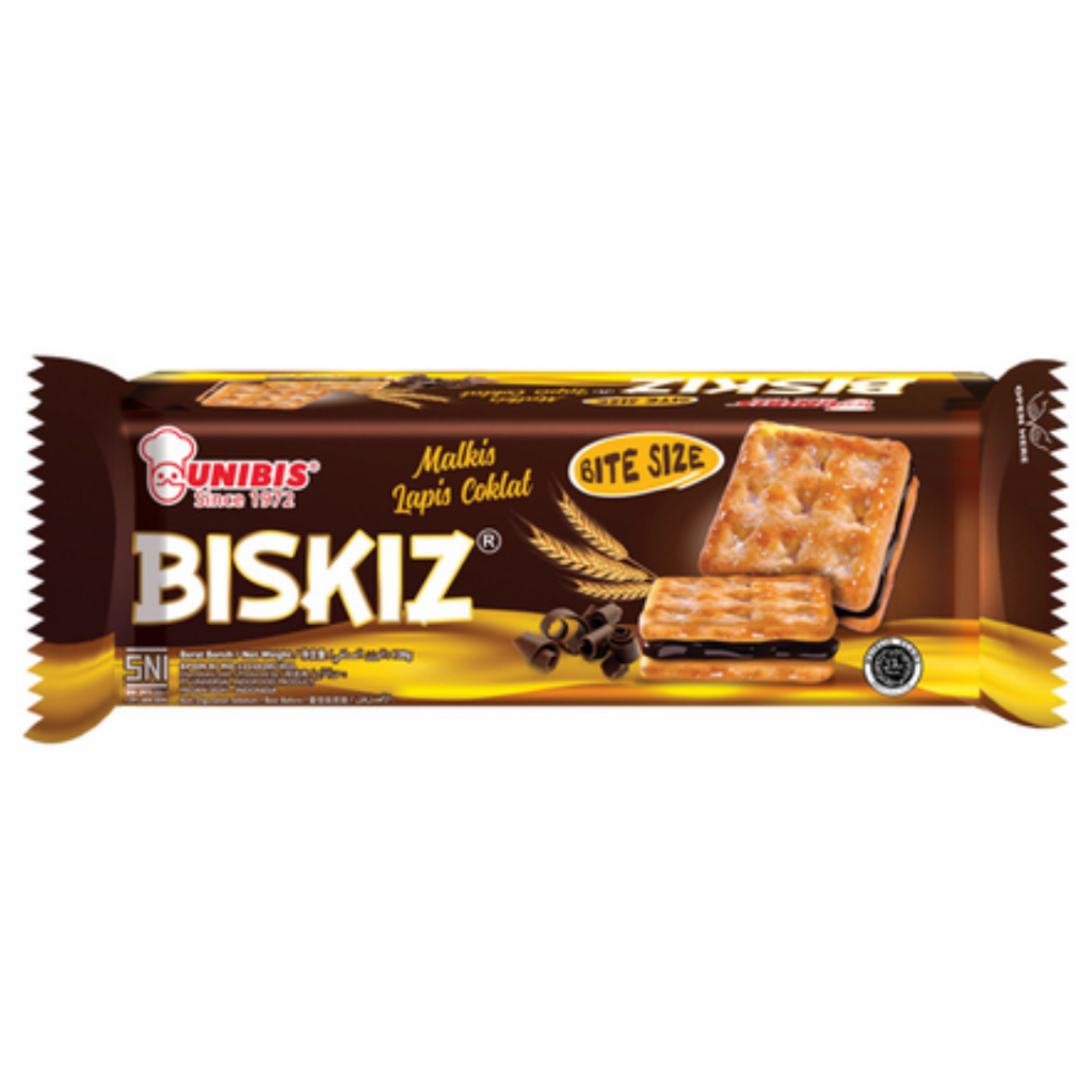 Jual UNIBIS BISKIZ MALKIS LAPIS COKLAT CRACKERS 120 G CHOCOLATE BISKUIT ...