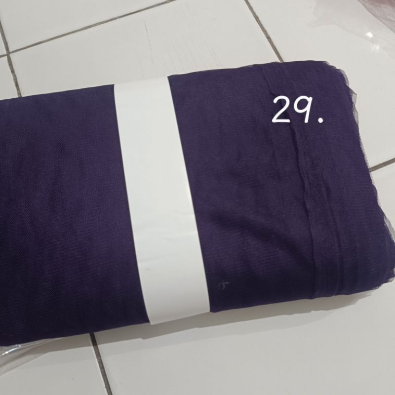 Jual KAIN TB TILE HALUS POLOS PREMIUM LEMBUT TILLE SOFT SOFT TULLE SOFT ...