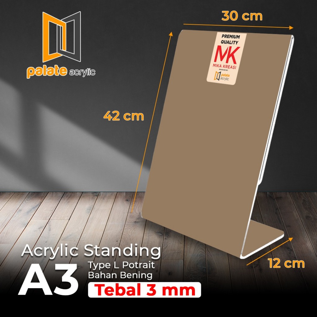 Jual AKRILIK A3L PORTRAIT / AKRILIK A3 L PORTRAIT 3MM | Shopee Indonesia