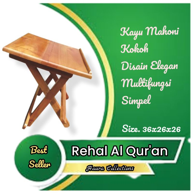 Jual Meja belajar Dampar Ngaji Rehal Al Quran Meja Lipat Al Qur'an Meja ...