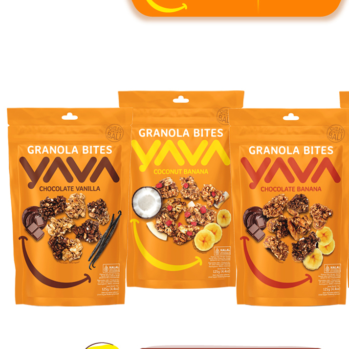 Jual YAVA Granola Bites 30gr, 35gr, 50gr & 125g | Shopee Indonesia