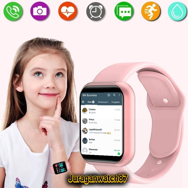 Jual Jam Tangan Hp Pintar Android Smartwatch Y68 D20 Notif Wa Sms ...