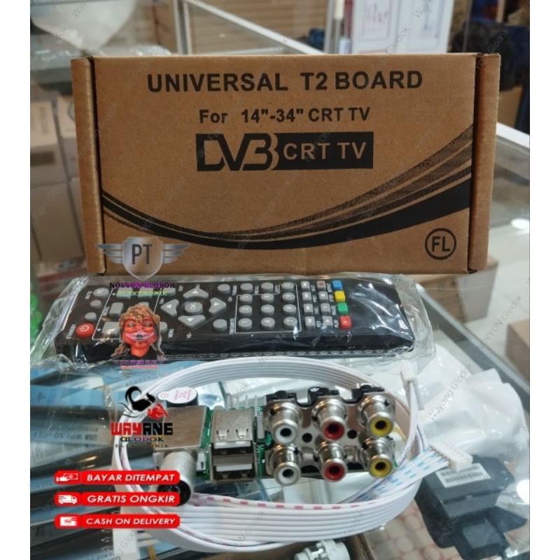 Jual Tuner Digital DVB T2 Tv Tabung Universal 14 inch - 34 inch CRT TV | Shopee Indonesia