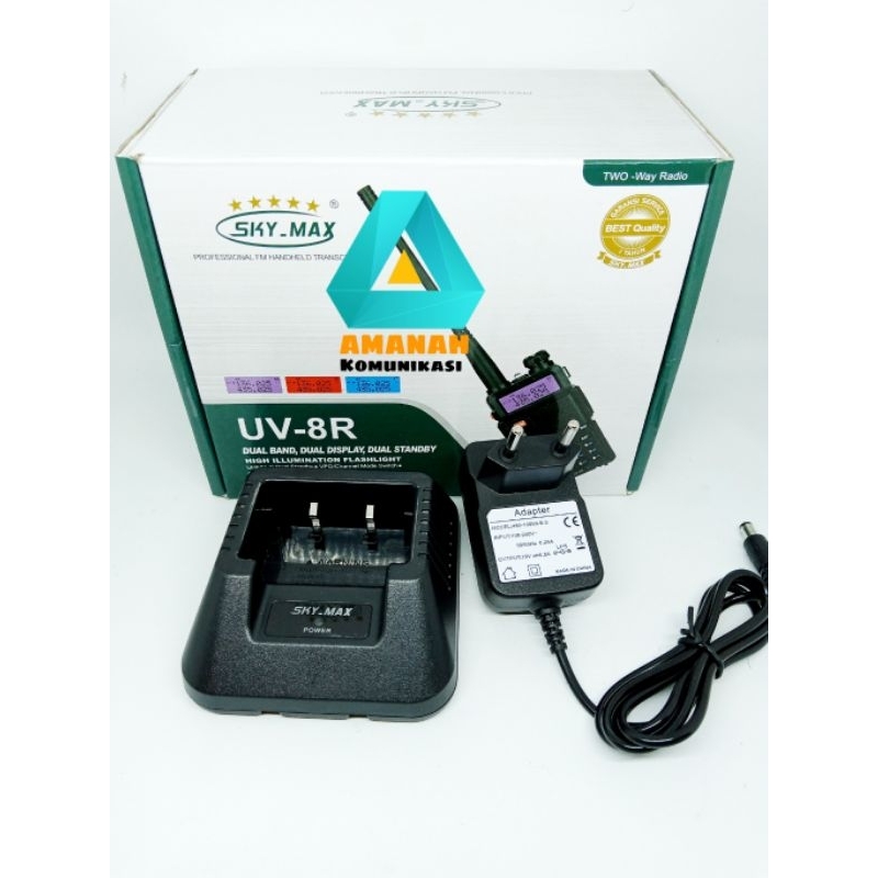 Jual Charger Ht sky max uv 8r new spc sh 20 firstcom fc 77r | Shopee Indonesia