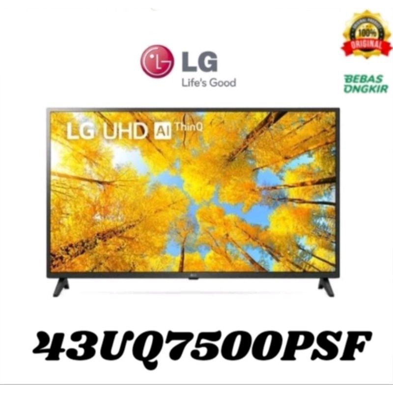 Jual LG 43UQ7500 LED 43 Inchi UHD 4K SMART TV WEB OS ThinQ AI ...