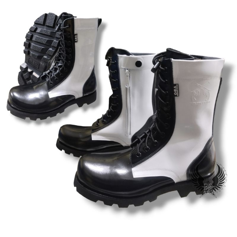 Jual SEPATU PDL RADIAL LOGO PM POM POLISI MILITER MODEL TERBARU ...