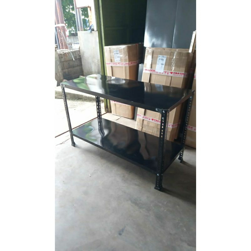 Jual rak meja kompor/rak besi 2susun/rak dapur/rak minimalis | Shopee ...
