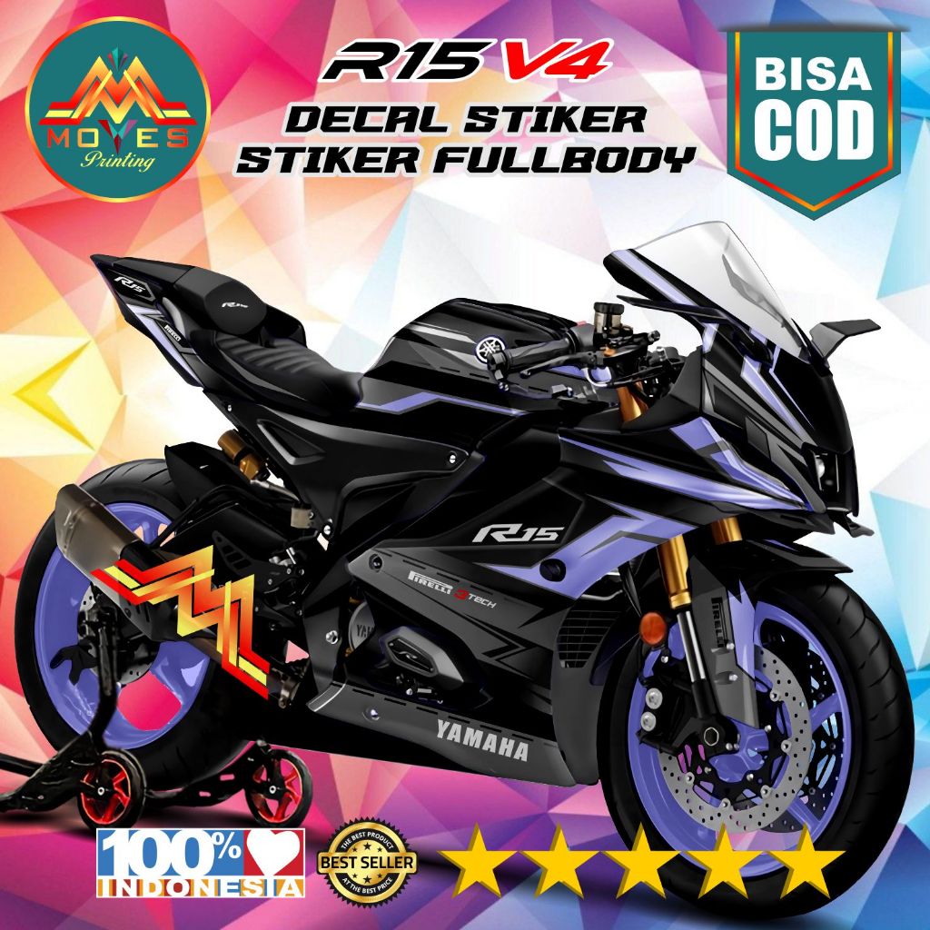 Jual decal r15 v4 stiker motor r15 v4 full body decal variasi r15 v4 ...