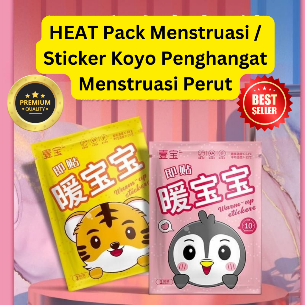 Jual HEAT Pack Menstruasi / Sticker Koyo Penghangat Menstruasi Perut ...