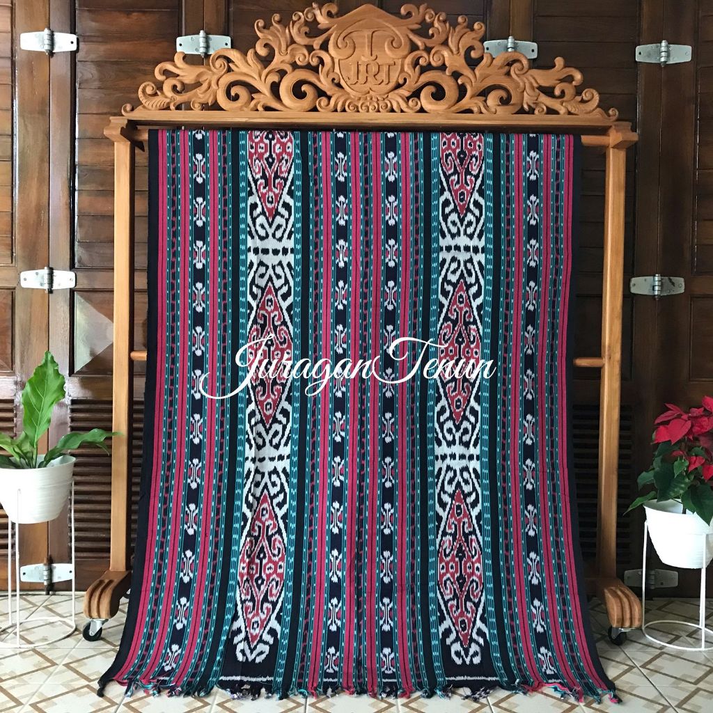 Jual Kain Tenun Blanket - Motif Kalimantan #RK09 | Shopee Indonesia
