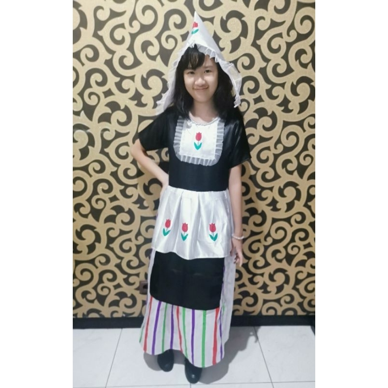 Jual Baju Kostum Belanda Holland Anak Perempuan | Shopee Indonesia